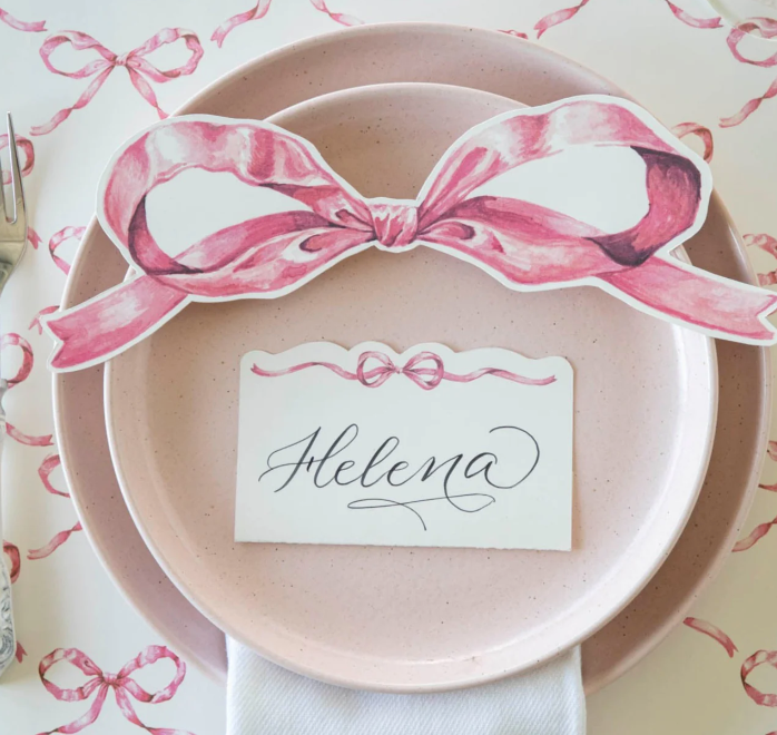 Pink Bow Table Accent – The Keeping Room Baton Rouge