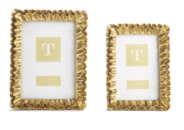 Gold Ruffle Frame – The Keeping Room Baton Rouge