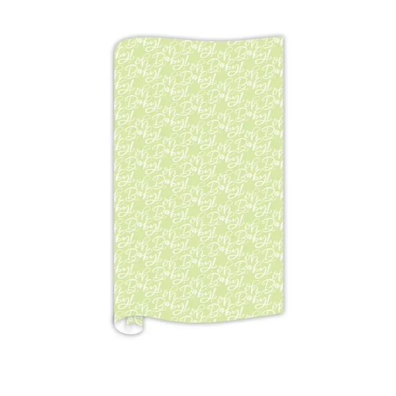 Oh Baby! Green Wrapping Paper – The Keeping Room Baton Rouge