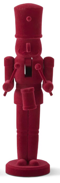 Wood Burgundy Velvet Nutcracker – The Keeping Room Baton Rouge